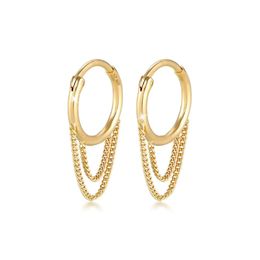 Elli Ohrringe 925 Sterling Silber in Gold | Gr.: onesize
