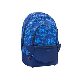 Belmil Premium 2-IN-1 Schultasche & Gürteltasche "Glacier Blue" mit Brustgurt | Gr.: onesize