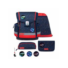 Belmil 5tlg-Set: Schulranzen Set Classy Plus Gamer in Blau H36xL32xT19 cm | Gr.: onesize