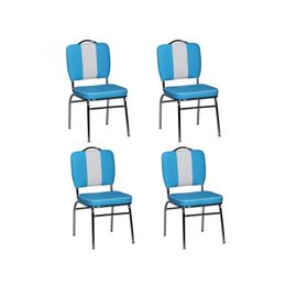 FineBuy Esszimmerstuhl "SV44890" in Blau | Gr.: onesize