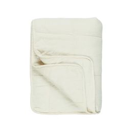 IB Laursen Vintage Quilt unifarben in weiss | Gr.: onesize