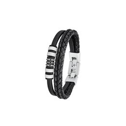 s.Oliver S. Oliver Armband Leder/Edelstahl 22 cm | Gr.: onesize