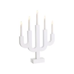 Beliani Kerzenständer BJORKAN in Weiß - (W) 30 x (H) 42 x (L) 6 cm | Gr.: onesize