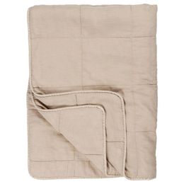 IB Laursen Vintage Quilt unifarben in graunatur | Gr.: onesize