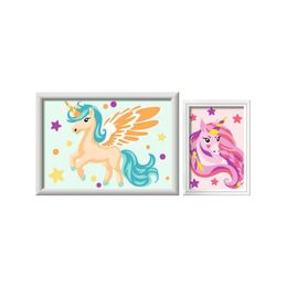 Ravensburger Malprodukte CreArt, Malen nach Zahlen Kinder - Neon Atelier Einhorn Ab 7 Jahre in bunt | Gr.: onesize