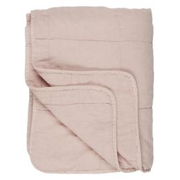 IB Laursen Vintage Quilt unifarben in rosa | Gr.: onesize