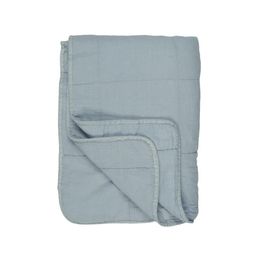 IB Laursen Vintage Quilt unifarben in nordic sky | Gr.: onesize