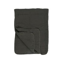 IB Laursen Vintage Quilt unifarben in thunder grey | Gr.: onesize