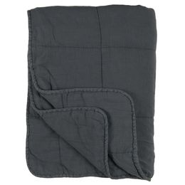 IB Laursen Vintage Quilt unifarben in historical blue | Gr.: onesize