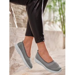 Andrea Conti Ballerina in grau | Gr.: 40