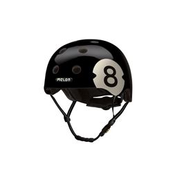 Melon Helm 8 Ball in schwarz | Gr.: M
