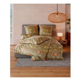 WITT WEIDEN Bettw&auml;sche in oliv | Gr.: 135-x-200-plus-80-x-80-cm
