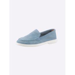 Heine Slipper in bleu | Gr.: 37