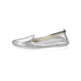 Andrea Conti Slipper in silberfarben | Gr.: 36