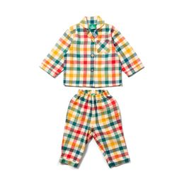 Little Green Radicals Klassischer Pyjama in Regenbogen | Gr.: 12-18 MONATE