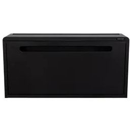 Schuhschrank SPINDER DESIGN "LUIGI", schwarz, B:78cm H:48,3cm T:12,6cm, Stahl, Schränke, Stahlschuhschrank mit Fach