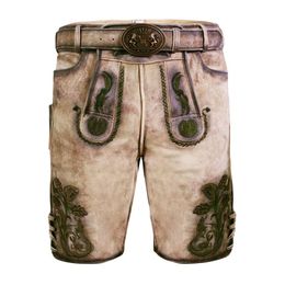 Edelnice Kurze Wildbock Lederhose Michael in natur | Gr.: 56