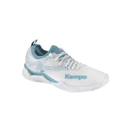 Kempa Hallen-Sport-Schuhe Wing Lite 2.0 W in weiß/aqua | Gr.: 50,5