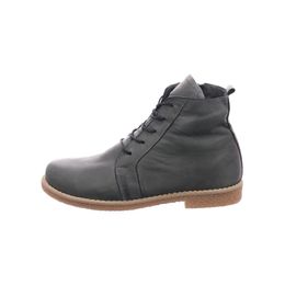 Esgano Damenschn&uuml;rrstiefel warm flach in Grau | Gr.: 40