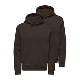 Only & Sons ONLY & SONS Sweatshirt / Hoodie Connor in Mulch | Gr.: M