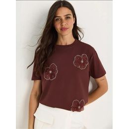 Bianco Lucci T-Shirt Damen Gr&ouml;&szlig;e S bordeaux