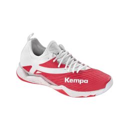Kempa Hallen-Sport-Schuhe Wing Lite 2.0 W in wei&szlig;/rot | Gr.: 7,5