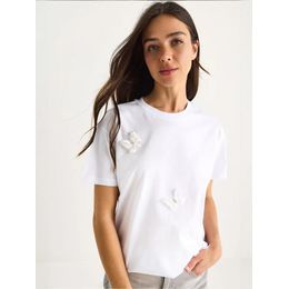 Bianco Lucci Shirt female White size S