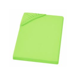 Carpe Sonno Edel-Jersey Spannbettlaken in Apfel-Grün | Gr.: 90x200 cm - 100x200 cm