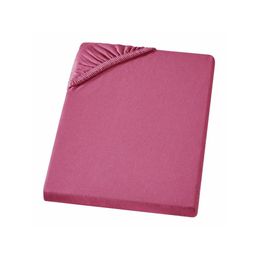Carpe Sonno Edel-Jersey Spannbettlaken in Pink | Gr.: 90x200 cm - 100x200 cm