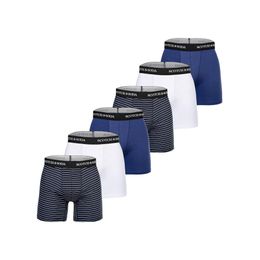 Scotch & Soda Scotch & Soda Boxershort 6er Pack in Blau/Wei&szlig; | Gr.: S