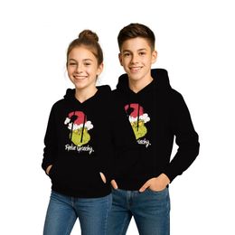 The Grinch Hoodie - Kapuzenpullover Schwarz in schwarz | Gr.: 170/176