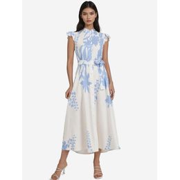 Hiccup Kleid Damen Gr&ouml;&szlig;e 36 hellblau / wei&szlig; Winterkleid