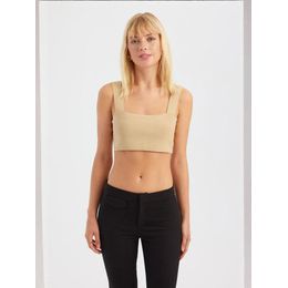 Hiccup Stricktop Damen Gr&ouml;&szlig;e M beige