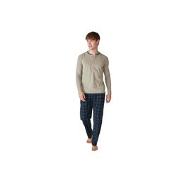 J and J Brothers Schlafanzug in Green | Gr.: L