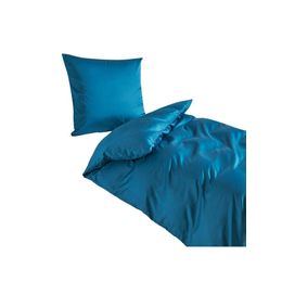 Traumschlaf Bettwäsche Pure in petrol | Gr.: 140x200 cm (70x90 cm)