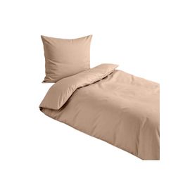 Traumschlaf Bettwäsche Pure in taupe | Gr.: 140x200 cm (70x90 cm)