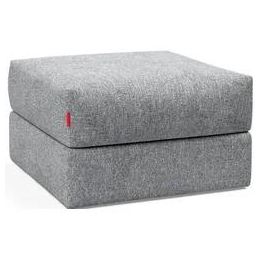 Polsterhocker INNOVATION LIVING TM "Cornila, Fußhocker, Pouf", grau (granit), B:75cm H:45cm T:75cm, 100% Polyester, Hocker, Sitzhocker, aufklappbar, großer Stauraum, frei im Raum stellbar