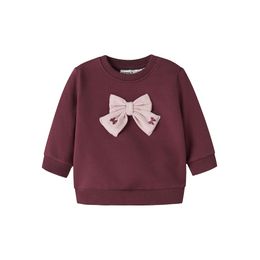 name it Sweatshirt 'NBFROWANE' Größe 68 altrosa / weinrot