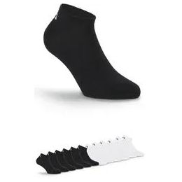 Kurzsocken Fila "UNISEX INVISIBLE PLAIN SOCKS", Herren, Gr. 39-42, schwarz-wei&szlig; (schwarz, wei&szlig;), Baumwollmischung, elastisch, Socken