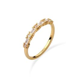 Elli Ring 925 Sterling Silber in Gold | Gr.: 58