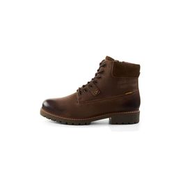 Camel Active Lederschuh mit Gummiprofil in Braun | Gr.: 45