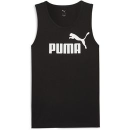 Puma Sportshirt "ESS No.1 Logo Tank" in Schwarz | Gr.: M