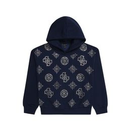 Guess Sweatshirt M&auml;dchen Gr&ouml;&szlig;e 152 navy / silber