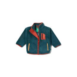 Little Green Radicals Recycelte Fleecejacke mit Reißverschluss in Blau | Gr.: 2-3 Jahre