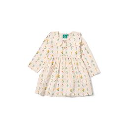 Little Green Radicals Kleid aus Bio-Baumwolle in Creme | Gr.: 3-4 Jahre