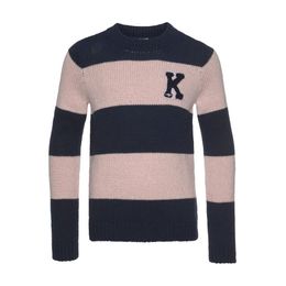 Kangaroos Pullover in Dunkelblau/ Rosa | Gr.: 176