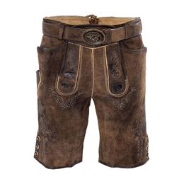 Maddox Lederhose HOPFENSEE in hellbraun | Gr.: 60