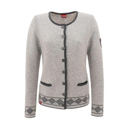 Almgwand Strickjacke STAMSERALM in grau | Gr.: 46