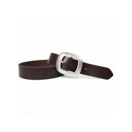 Fronhofer Dameng&uuml;rtel 4 cm, Lederg&uuml;rtel in Dunkelbraun | Gr.: 100 cm