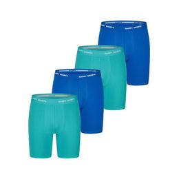 Happy Shorts Retro Boxer Neon Long in neon green/blue | Gr.: XXL